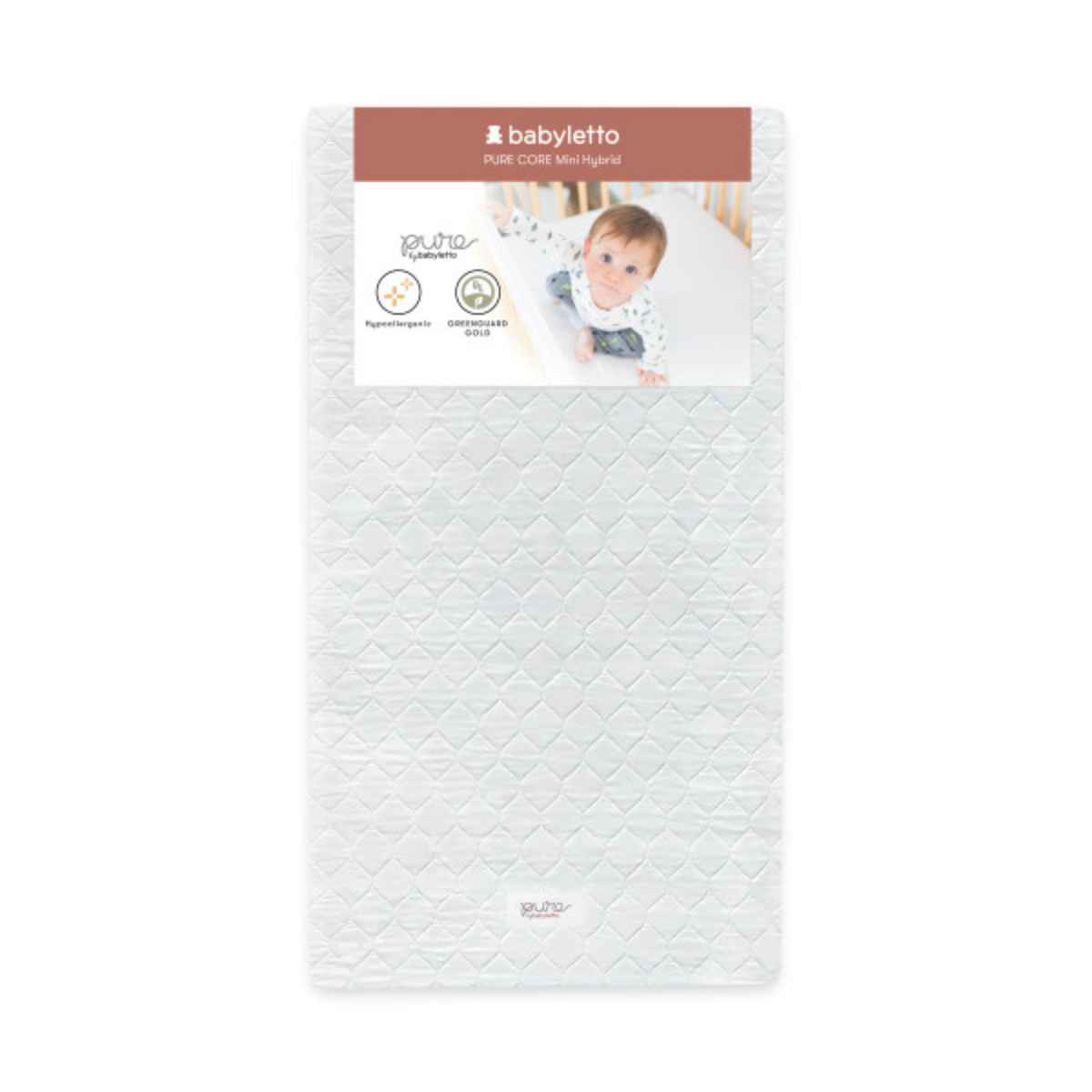 Pure Core Non-Toxic Mini Crib Mattress with Hybrid Cover – Juniorbaby